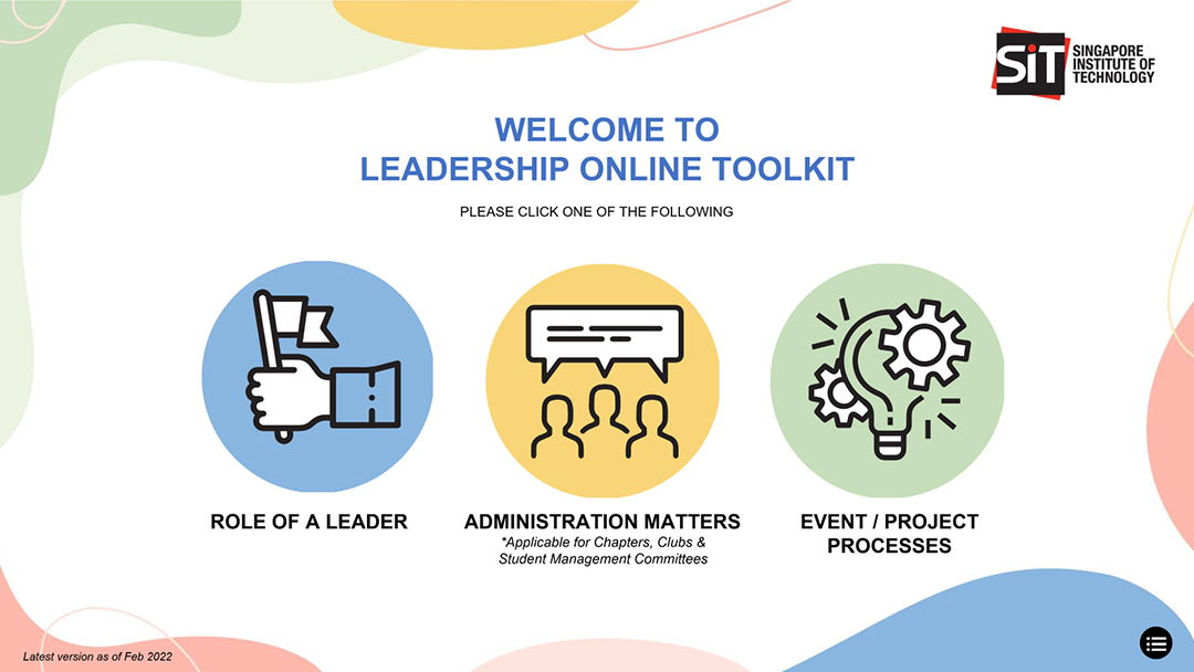 Student Leadership | Singapore Institute of Technology