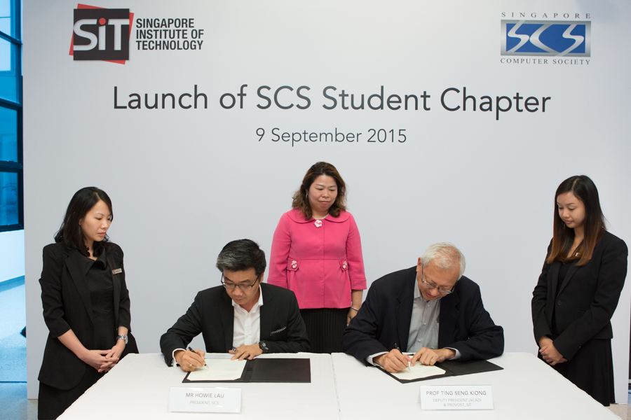 Launch of SCS Student Chapter | Singapore Institute of Technology